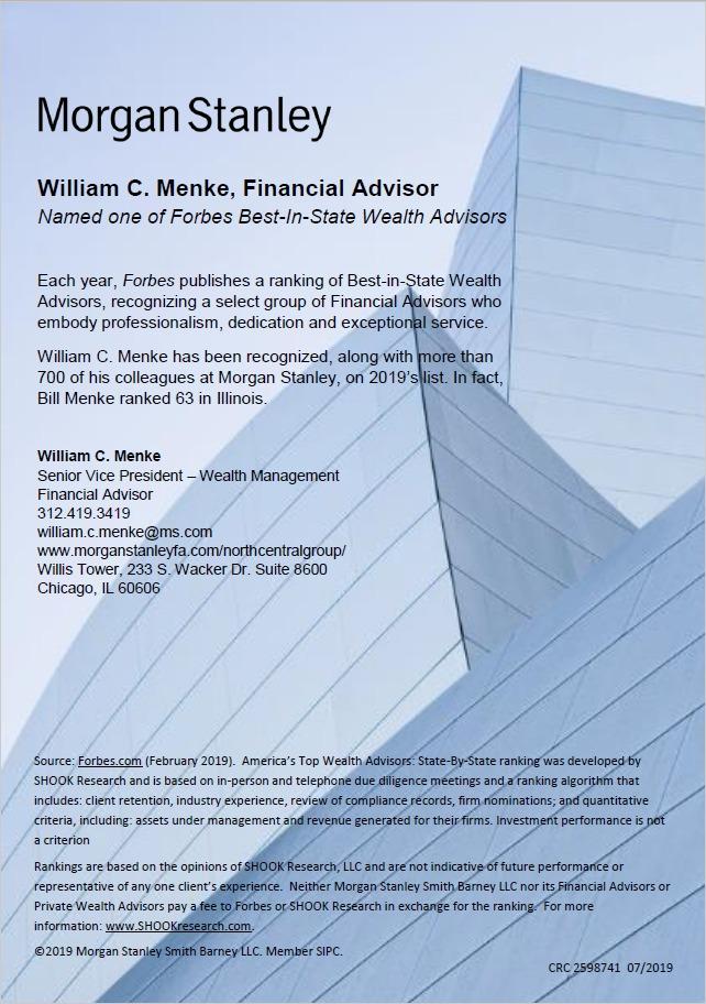 William C Menke | Chicago, IL | Morgan Stanley Wealth Management
