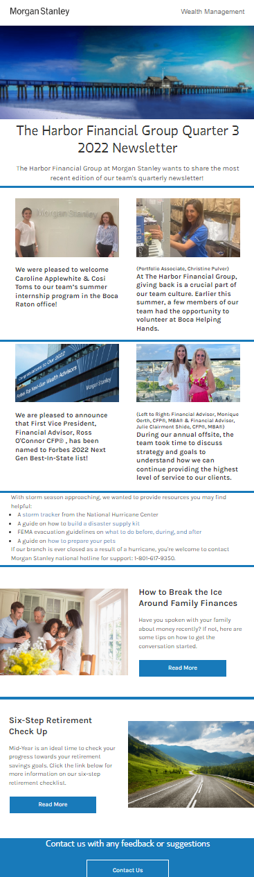 The Harbor Financial Group | Boca Raton, FL | Morgan Stanley Wealth ...