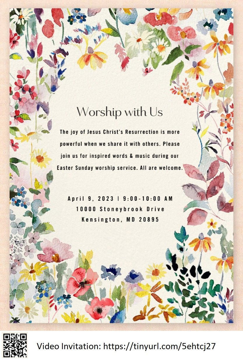 Spring Welcome To Worship
