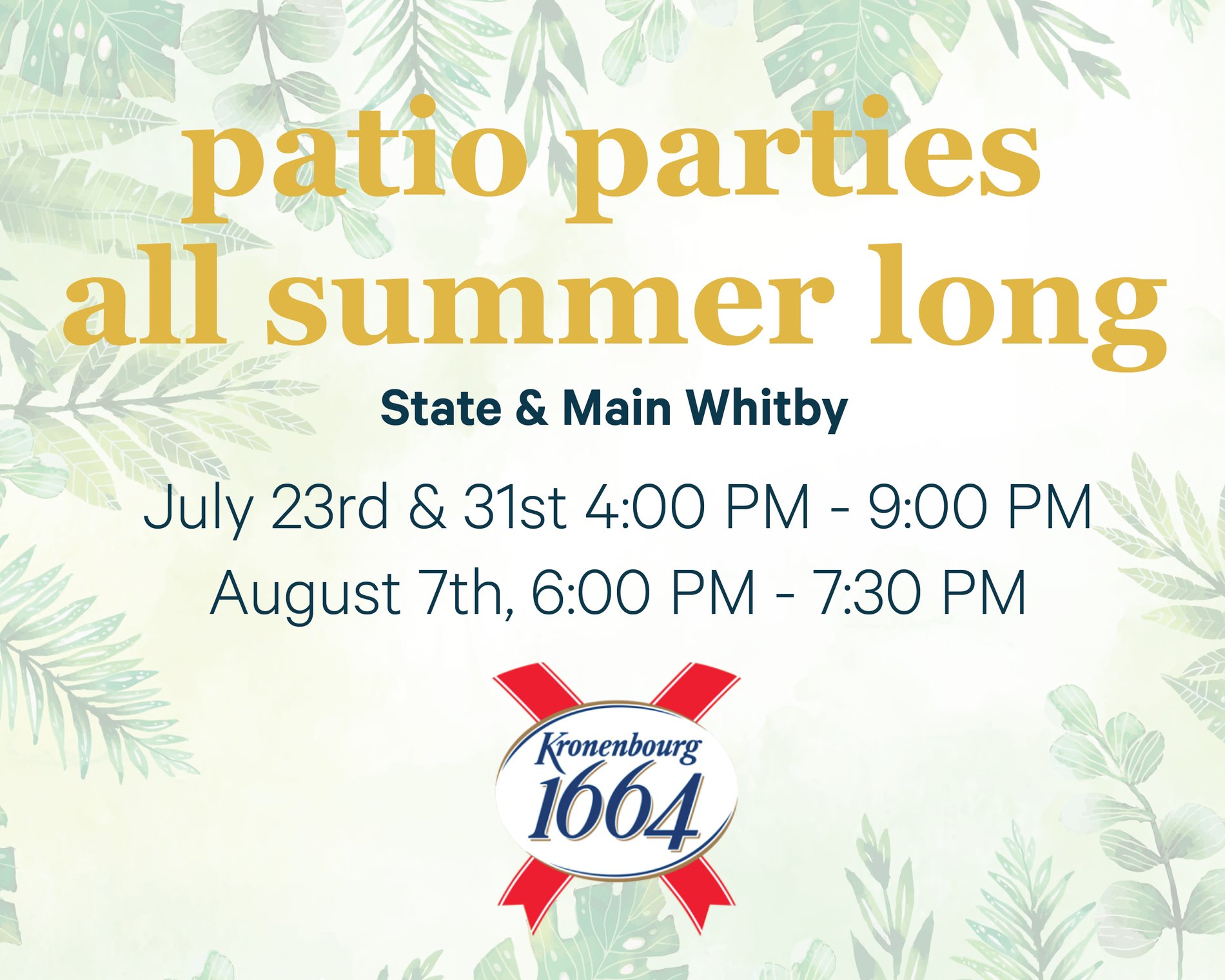 State & Main Whitby | State & Main Kitchen and Bar | Restaurant | Bar