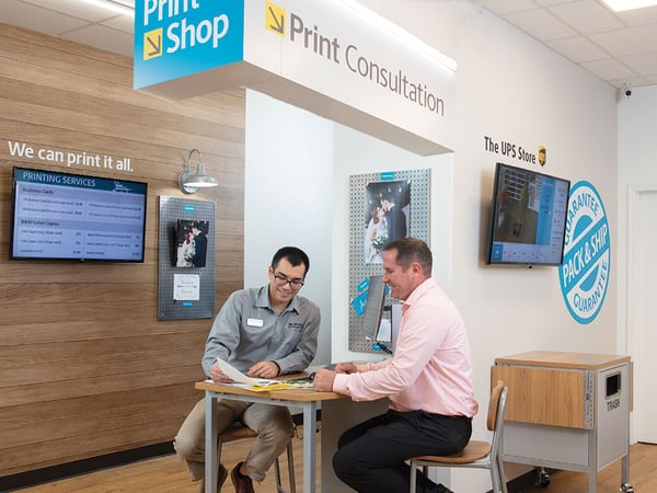 Print Shop Services At The UPS Store Los Angeles CA Located At 1110 N 