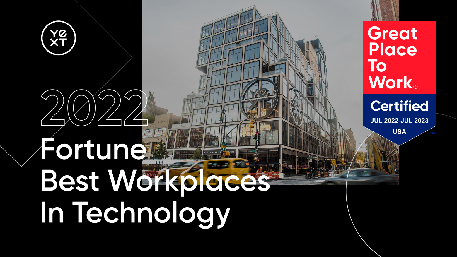 Yext Named One of the 2022 Best Workplaces in Technology™ by Great Place to Work® and Fortune ...