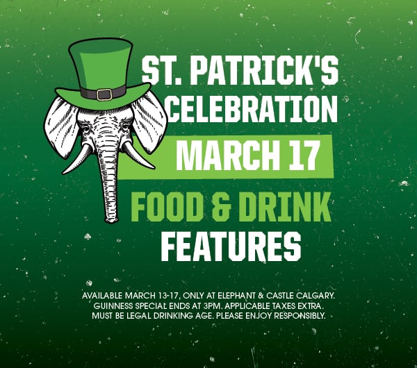 Elephant & Castle Calgary | Elephant & Castle Pub & Restaurant ...