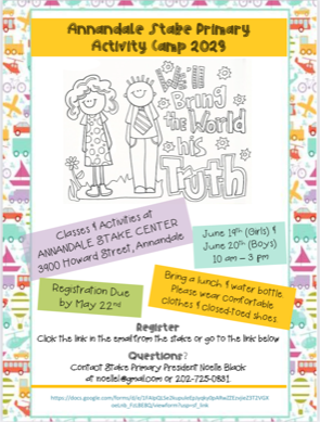 Lds Primary Activities