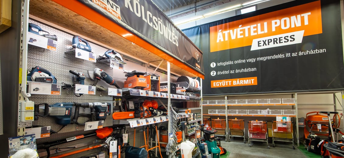 OBI Szolnok áruház - Eszközkölcsönzés