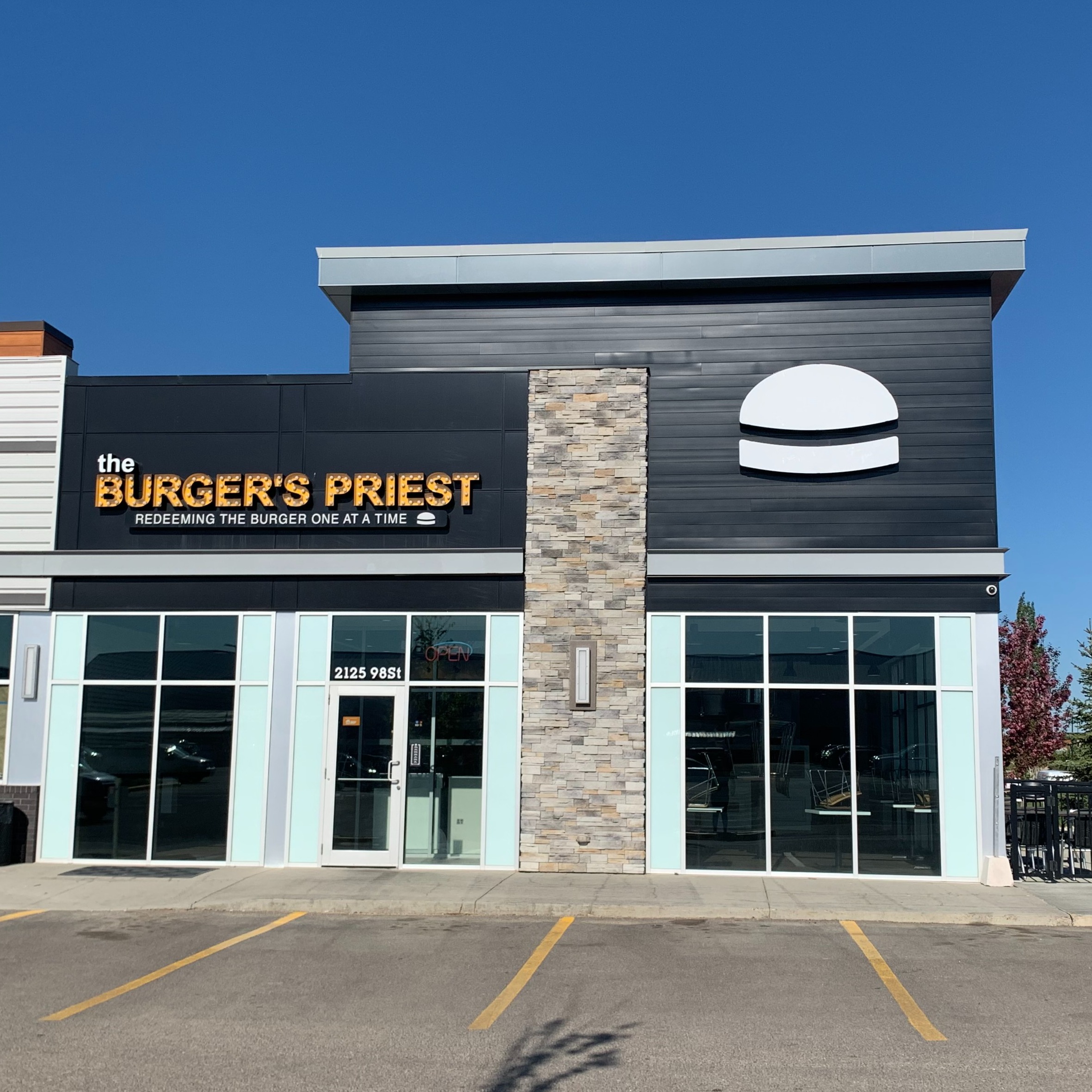 The Burger's Priest South Edmonton Common | Burgers | Chicken | Shakes ...
