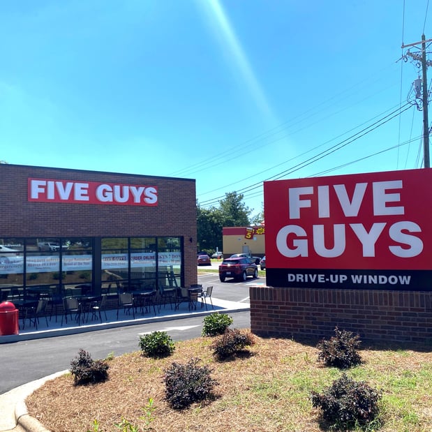 Five Guys Drive Through