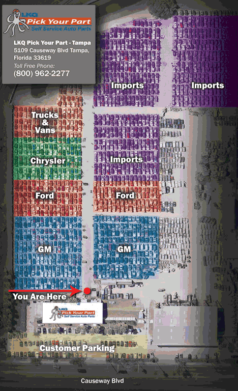 LKQ Pick Your Part - Tampa in Tampa, FL