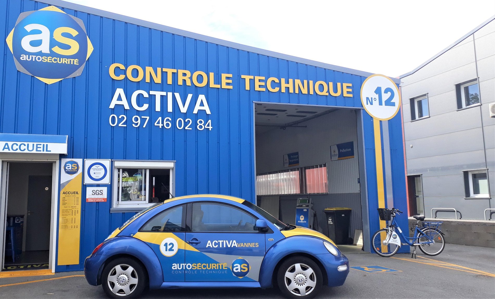 AS Auto Sécurité Contrôle Technique Vannes | Auto - Moto - VSP